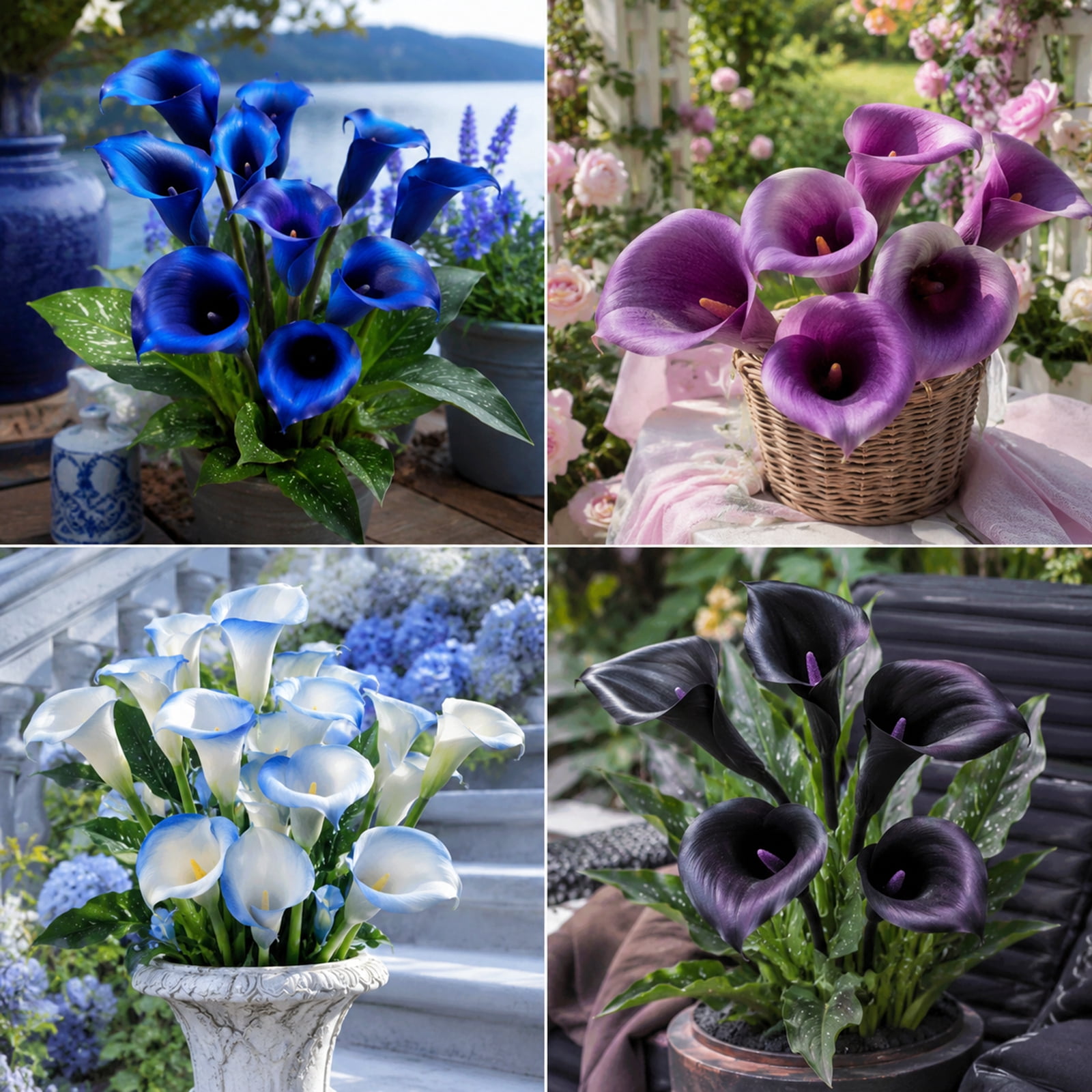 Calla Lily for Planting-(Non-Artificial)-Easy to Grow & Quick-Perennial ...