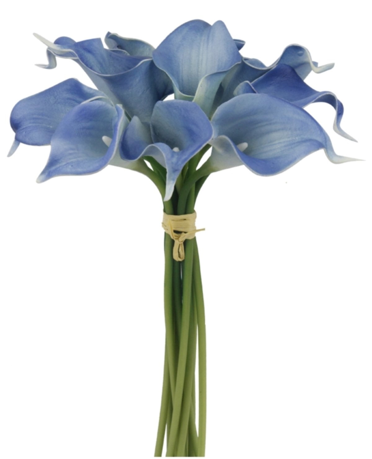Calla lily bouquet-12 stems-shades of blue Feels just like real ...