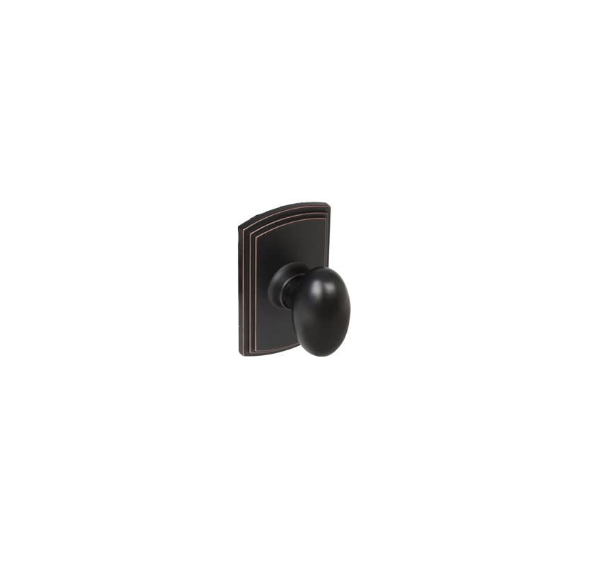 Callan Canova Dummy Door Knob in Oil Rubbed Bronze Edged - Walmart.com