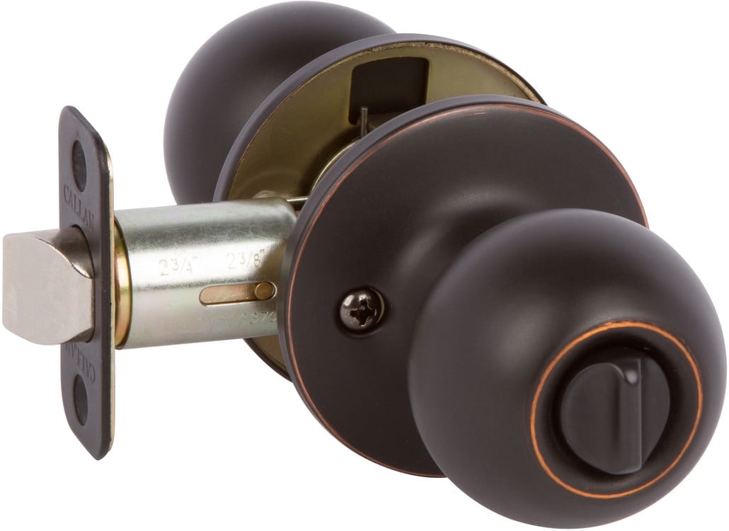 Callan Fairfield Privacy Knob in Oil Rubbed Bronze Edged - Walmart.com