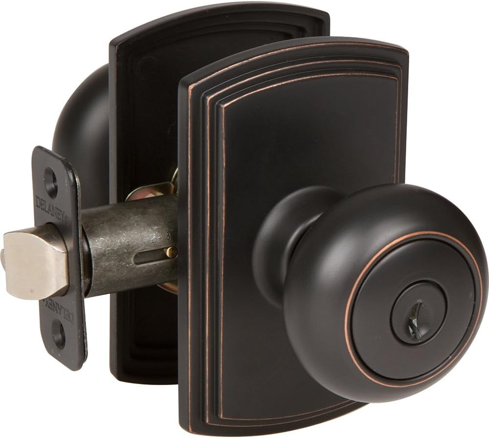 Callan Hardware Santo Entry Door Knob, Fits Doors 1-3/8 to 1-3/4 in ...