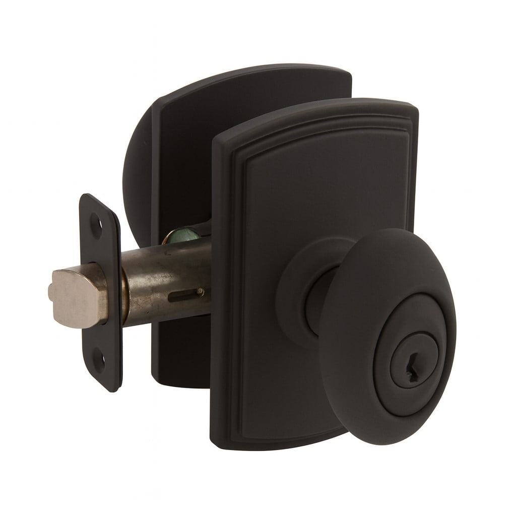 Callan Italian Series Canova Entry Door Knob in Matte Black - Walmart.com