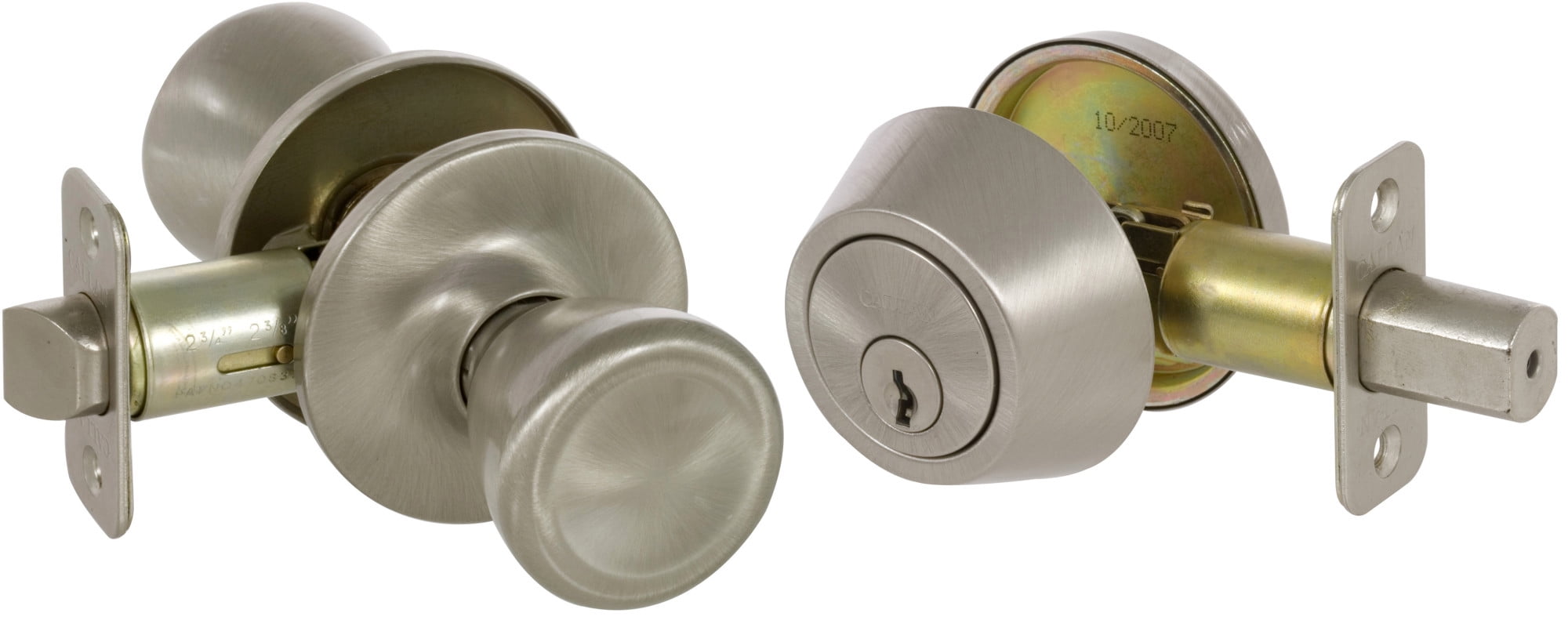 Callan KA3001 Brayden Single Cylinder Keyed Entry Knob and Deadbolt ...
