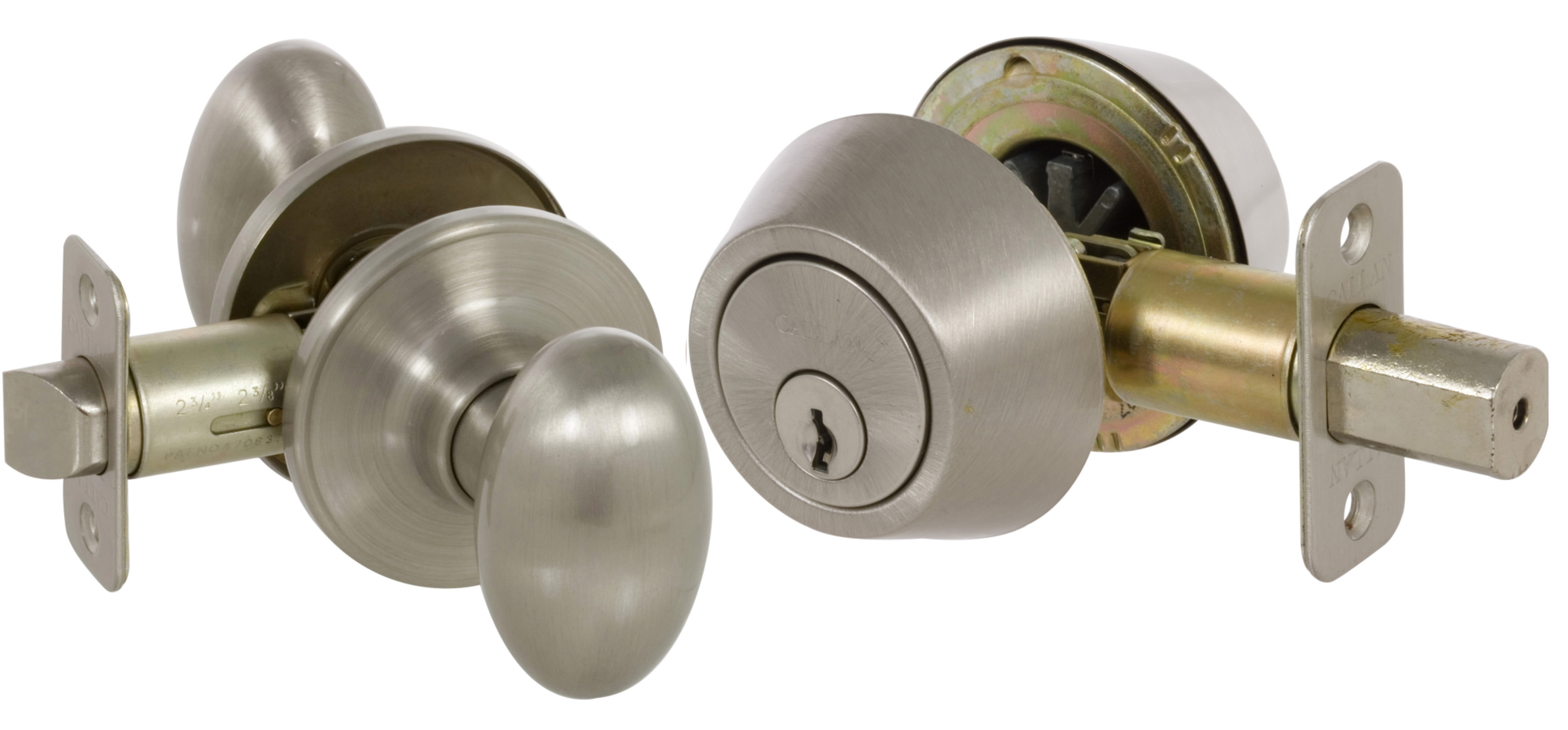 Callan KE3001 Carlyle Series Grade 3 Keyed Entry Knob & Single Cylinder ...