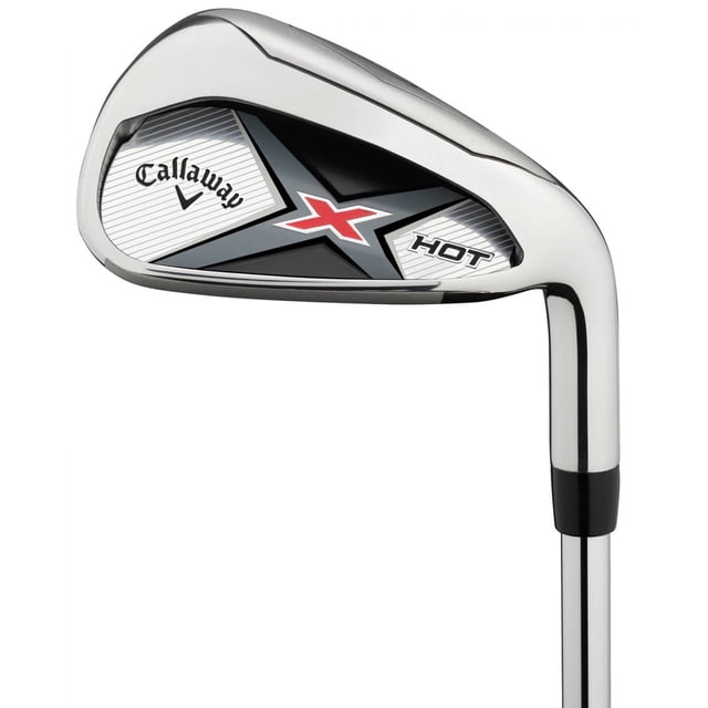 Callaway 2019 X Hot Golf Iron Set (4-PW, AW, Steel Shaft, Regular Flex ...