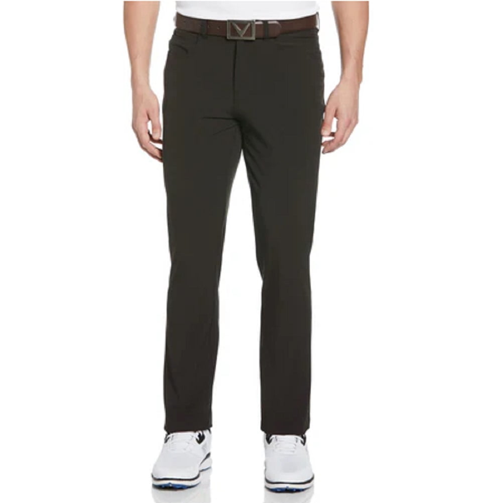Callaway 5-Pocket Horizontal Texture Black Heather Pants Men - Walmart.com