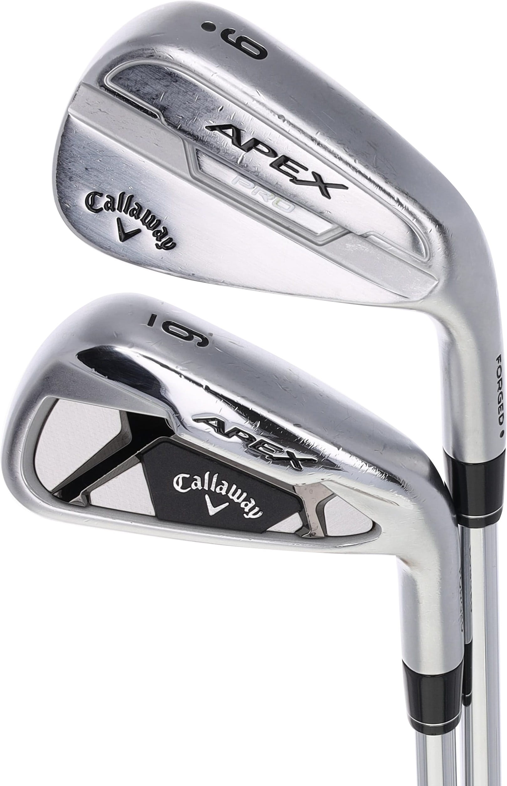 Pre-Owned Callaway Apex 21 / Apex Pro 21 Combo 4-PW, AW Iron Set Stiff - Walmart.com