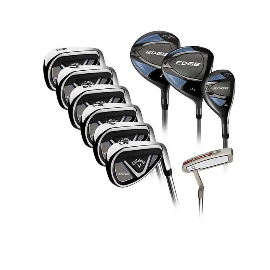 Callaway Edge 10-Piece Right-Handed Golf Club Set with Driver and Wedge ...