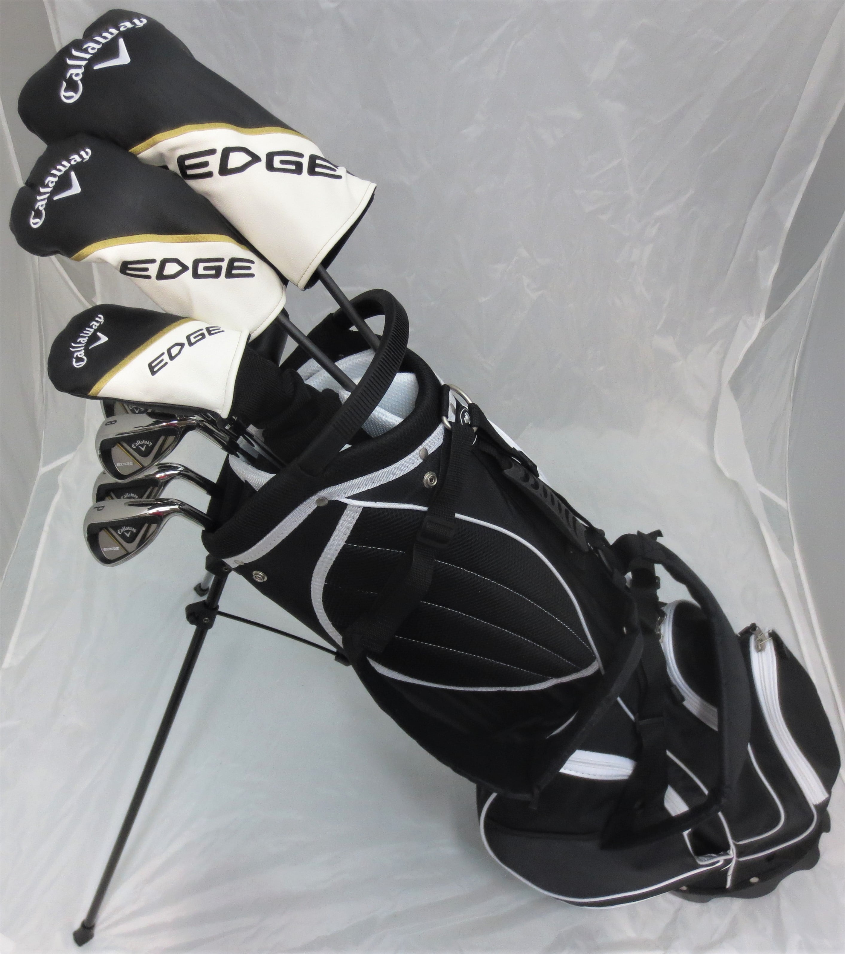 Callaway Edge Complete Golf Set, 10 Pieces, Stiff Flex, Includes Driver ...