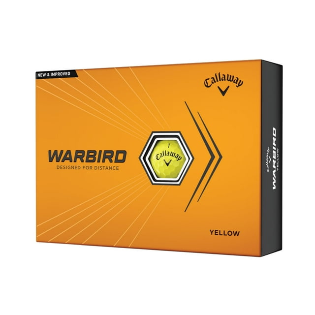Callaway Golf 2023 Warbird Golf Ball-Yellow 12pk - Walmart.com