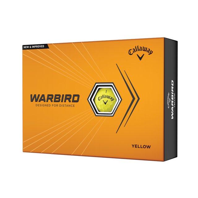Callaway Golf 2023 Warbird Golf Ball-Yellow 12pk - Walmart.com