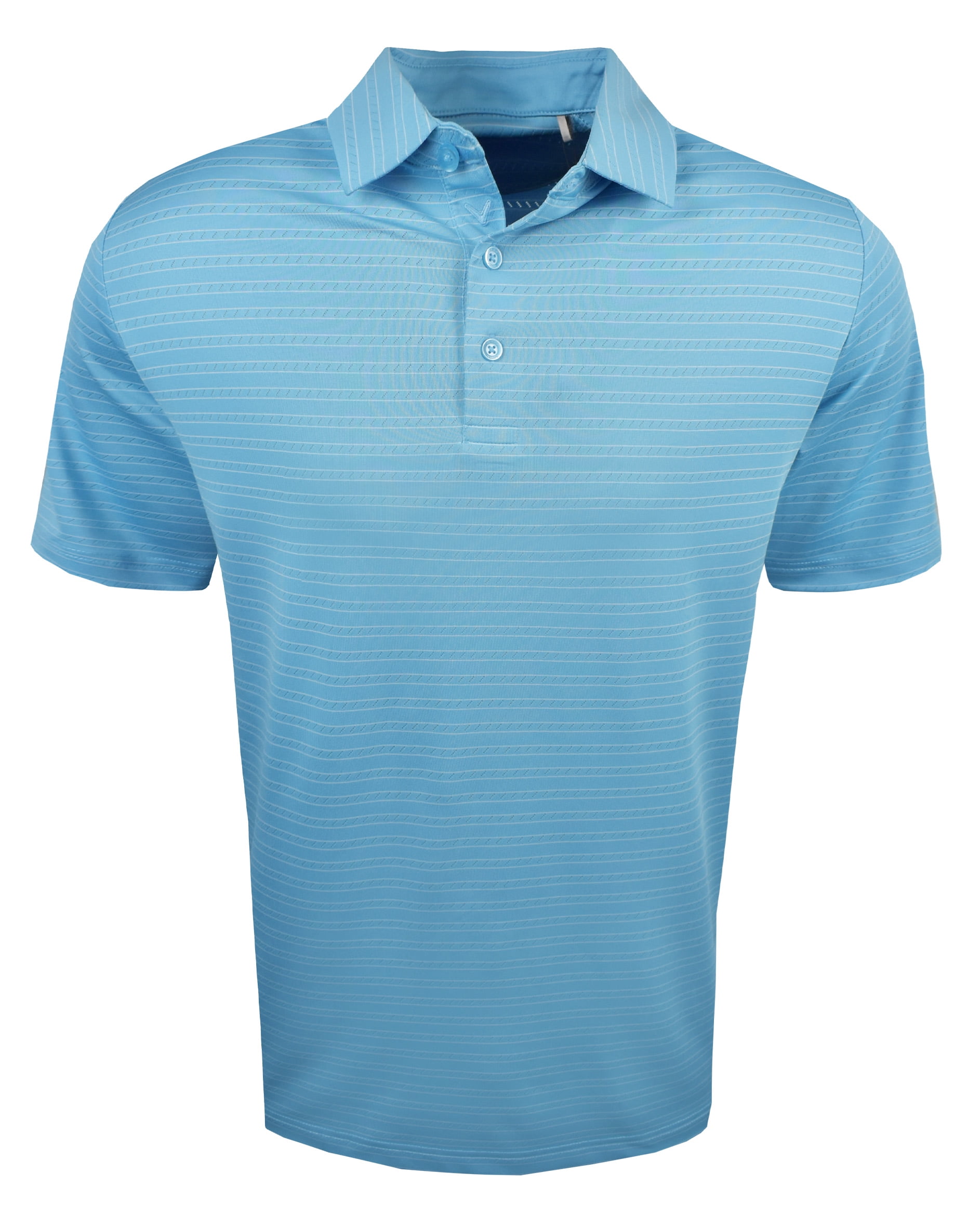 Callaway Golf Fine Line Vent Stripe Polo Blue Grotto Medium - Walmart.com