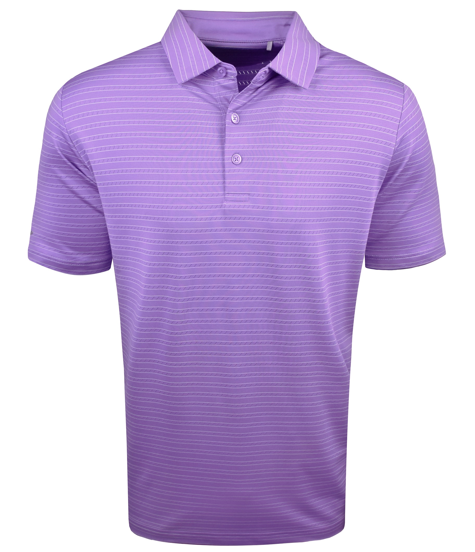 Callaway Golf Fine Line Vent Stripe Polo Fairy Wren Medium - Walmart.com