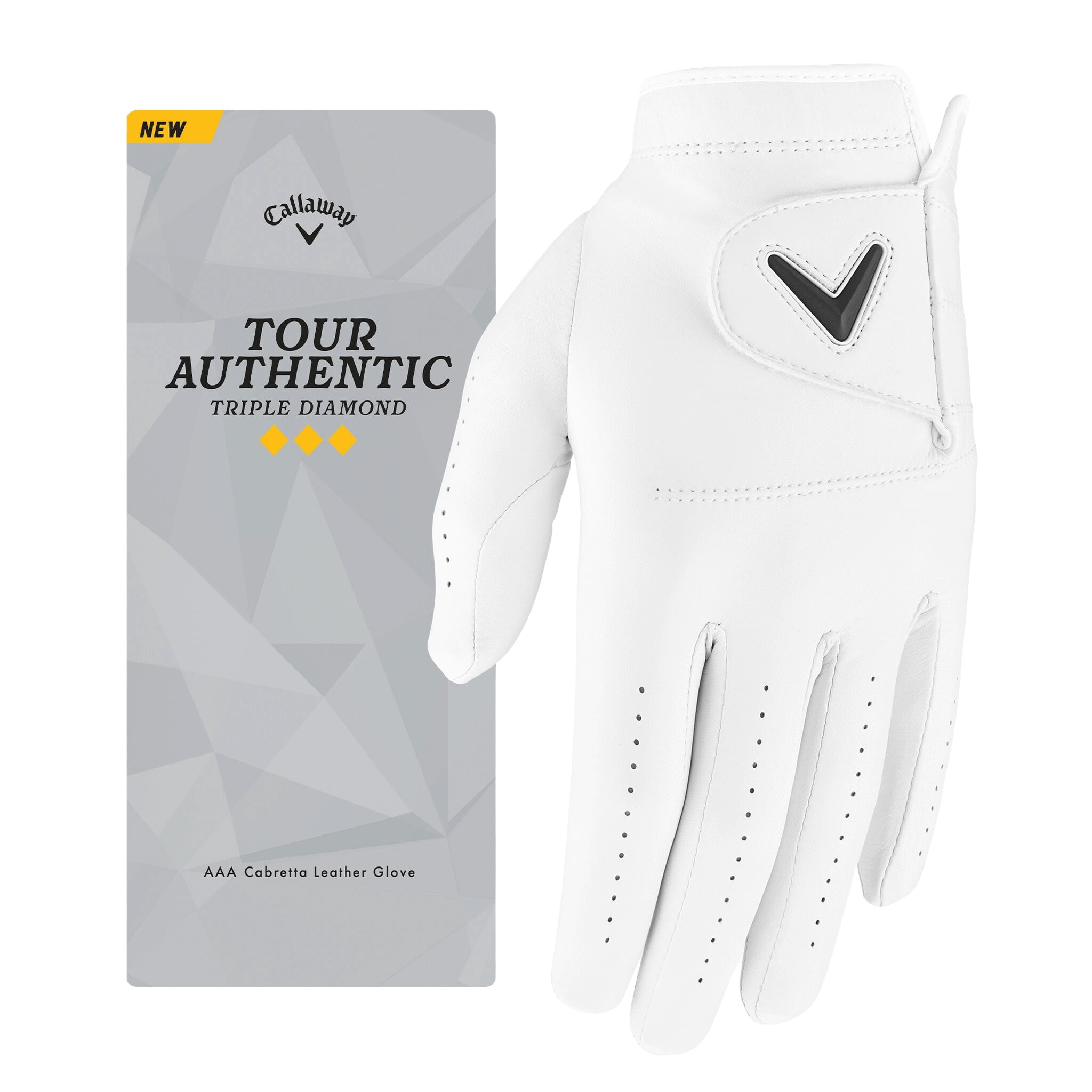 Callaway Golf MLH Tour Authentic Triple Diamond Glove White Cadet ...