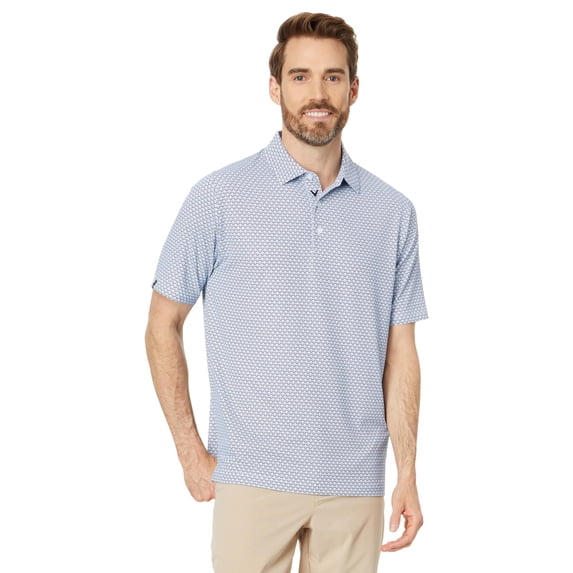 Callaway Golf Men's Chevron Printed Polo Shirt-Moisture Wicking, 2X ...