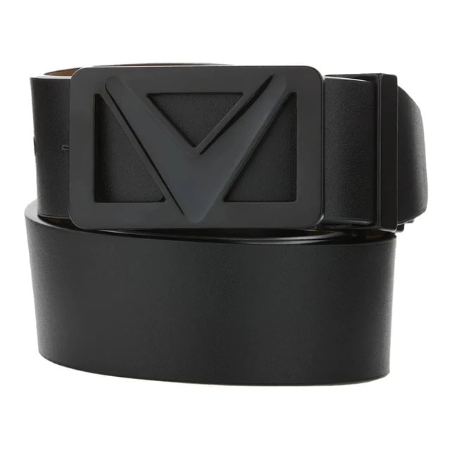 Callaway Golf Reversible Leather Belt Caviar/White One Size Caviar ...