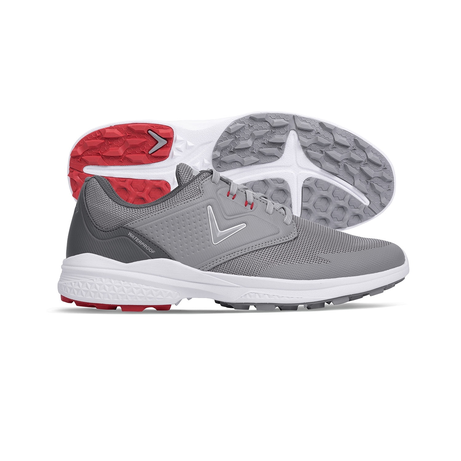 Callaway Golf Solana Spikeless v2 Shoes Grey/Red Size 9 Wide - Walmart.com