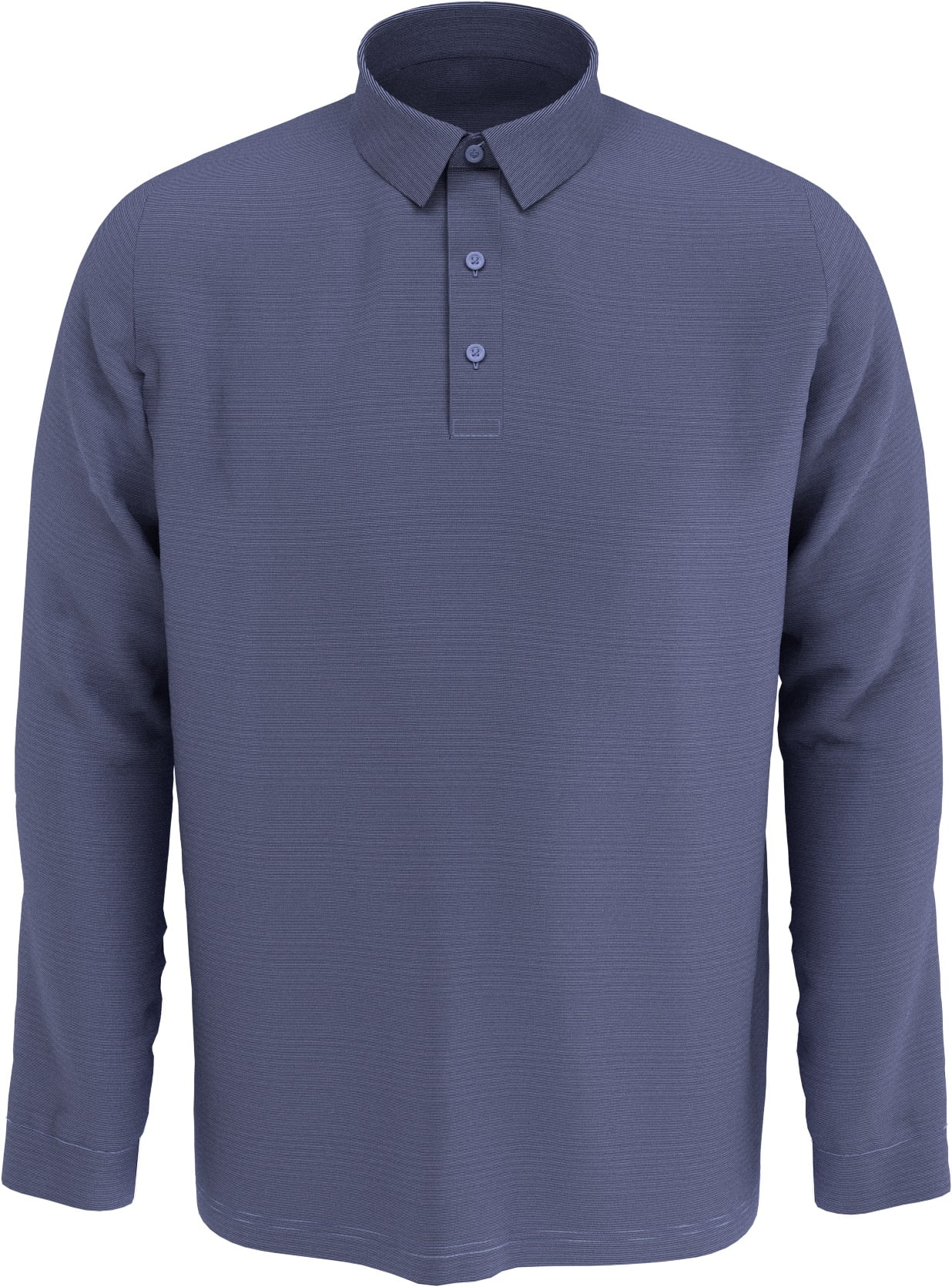Callaway Golf Swing Tech Essential Long Sleeve Polo Navy Chambray ...