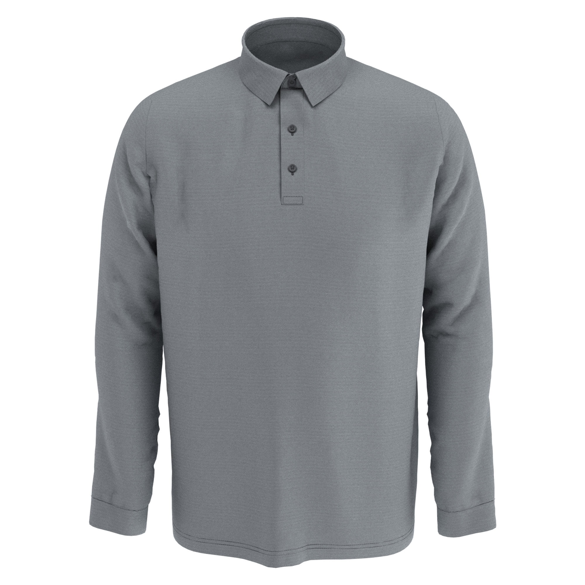 Callaway Golf Swing Tech Essential Long Sleeve Polo Quiet Shade Heather ...