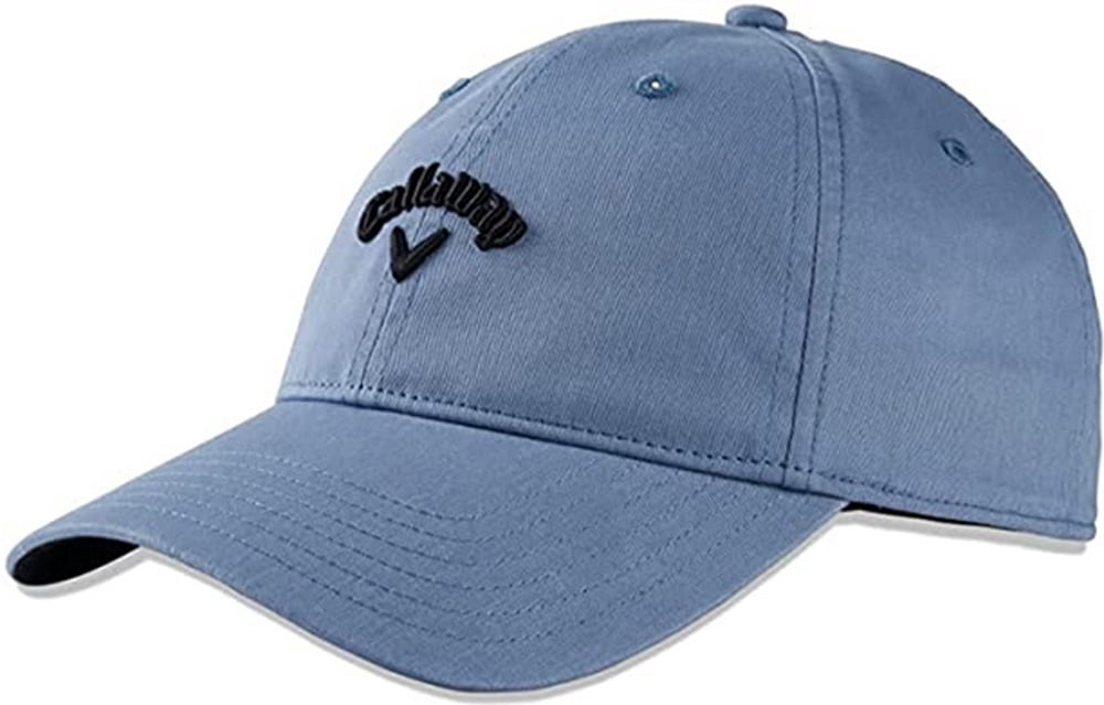 Callaway Heritage Twill 2022 Cap (Light Blue/Black, Adjustable) Golf ...