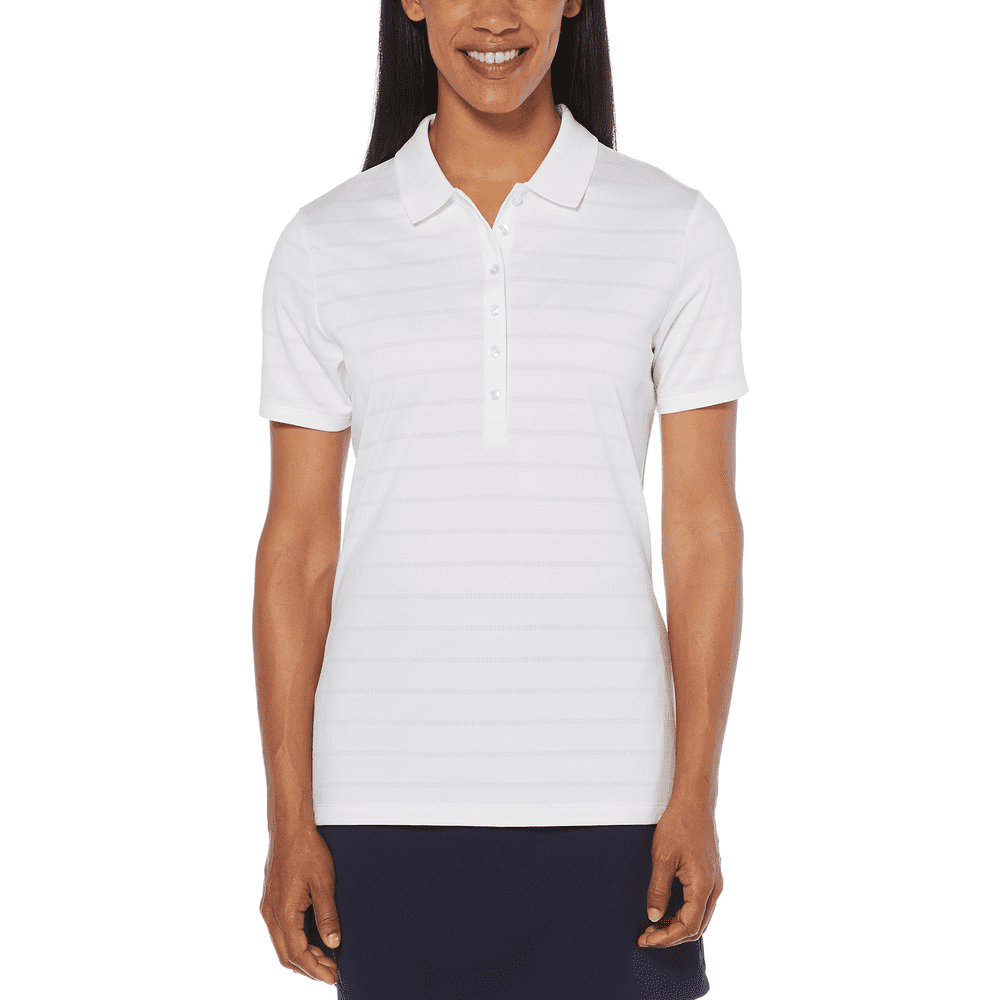 Callaway Ladies' Ventilated Striped Polo - Walmart.com
