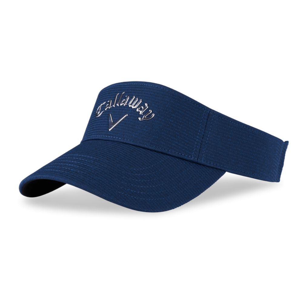 Callaway Liquid Metal Golf Visor, Adjustable Fit, Dark Navy/Silver ...