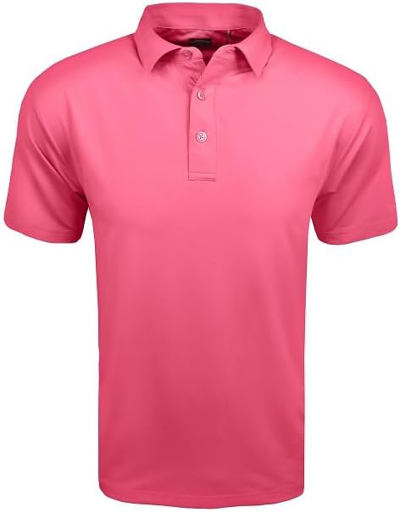 Callaway Men's Micro Hex Golf Performance Polo Shirt with Sun ...