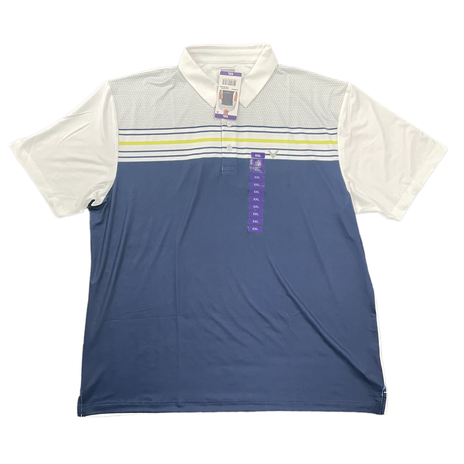 Callaway Men's Performance Stretch Moisture Wicking Short Sleeve Golf ...