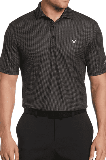 Callaway Men S Pro Spin Chevron Jacquard Short Sleeve Golf Polo Xl