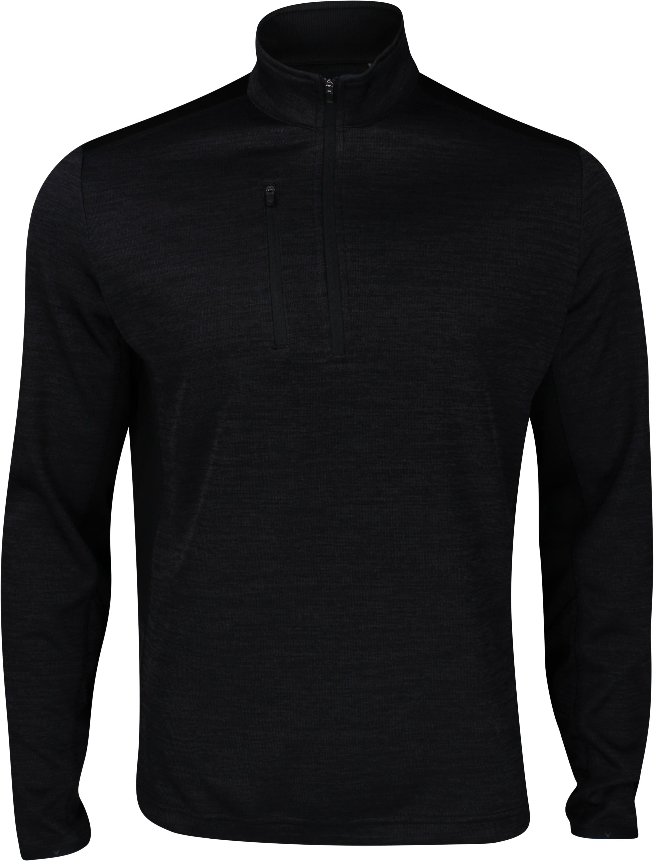 Callaway Swing Tech Dual Action 1/4 Zip Black/Gray/Heather Outerwear ...