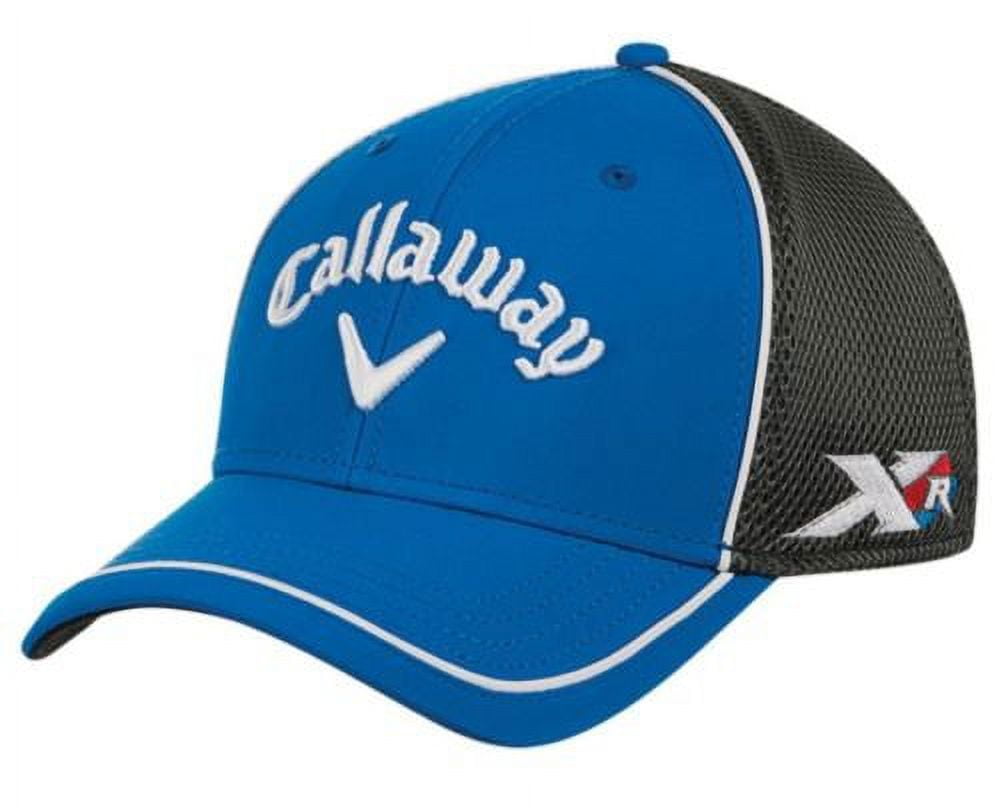 Callaway Tour Authentic Mesh Fitted Cap (Royal/Charcoal, S/M) 2016 Hat ...