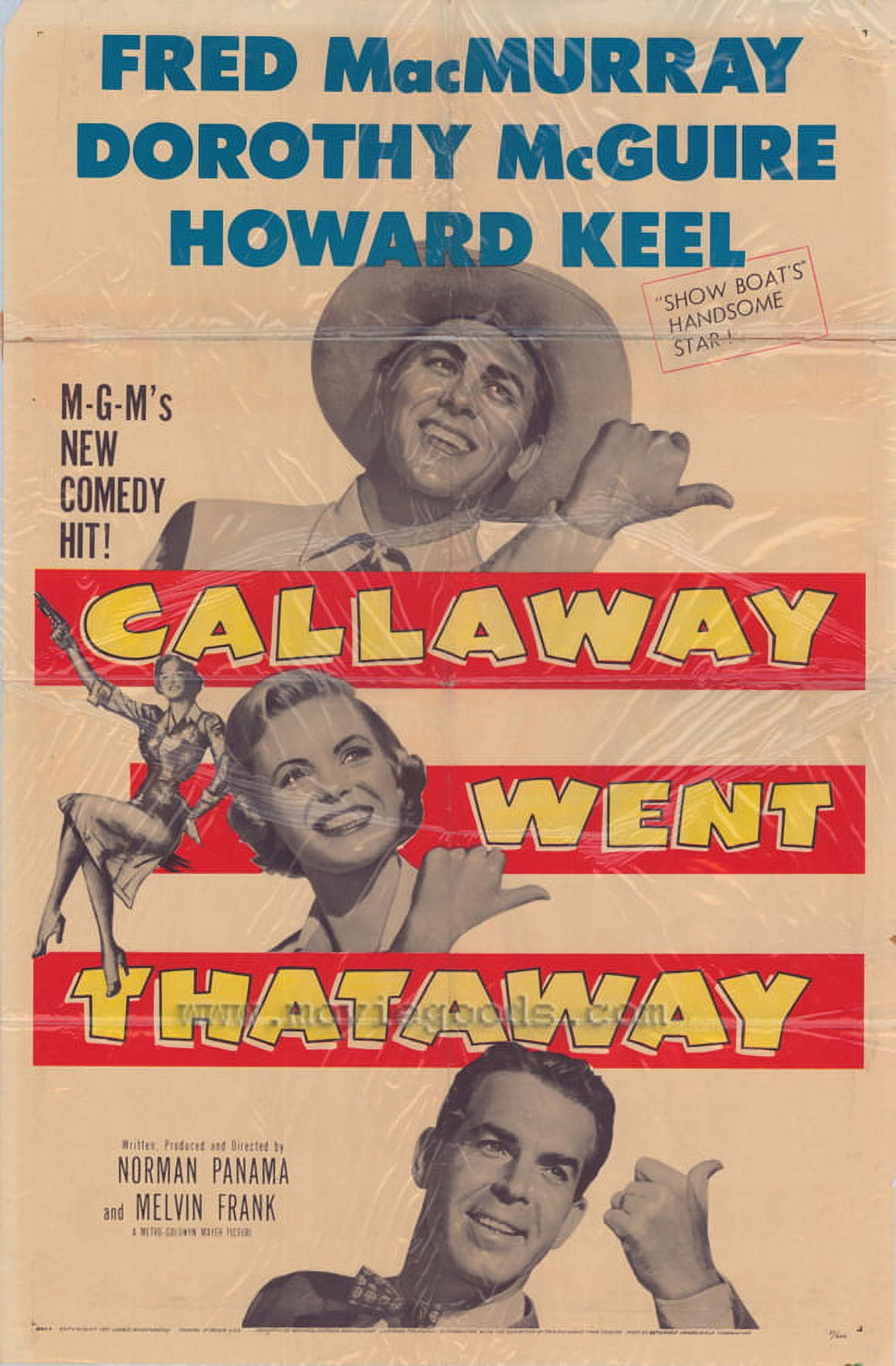 Callaway Went That-Away Poster Movie 27 x 40 In - 69cm x 102cm Fred ...