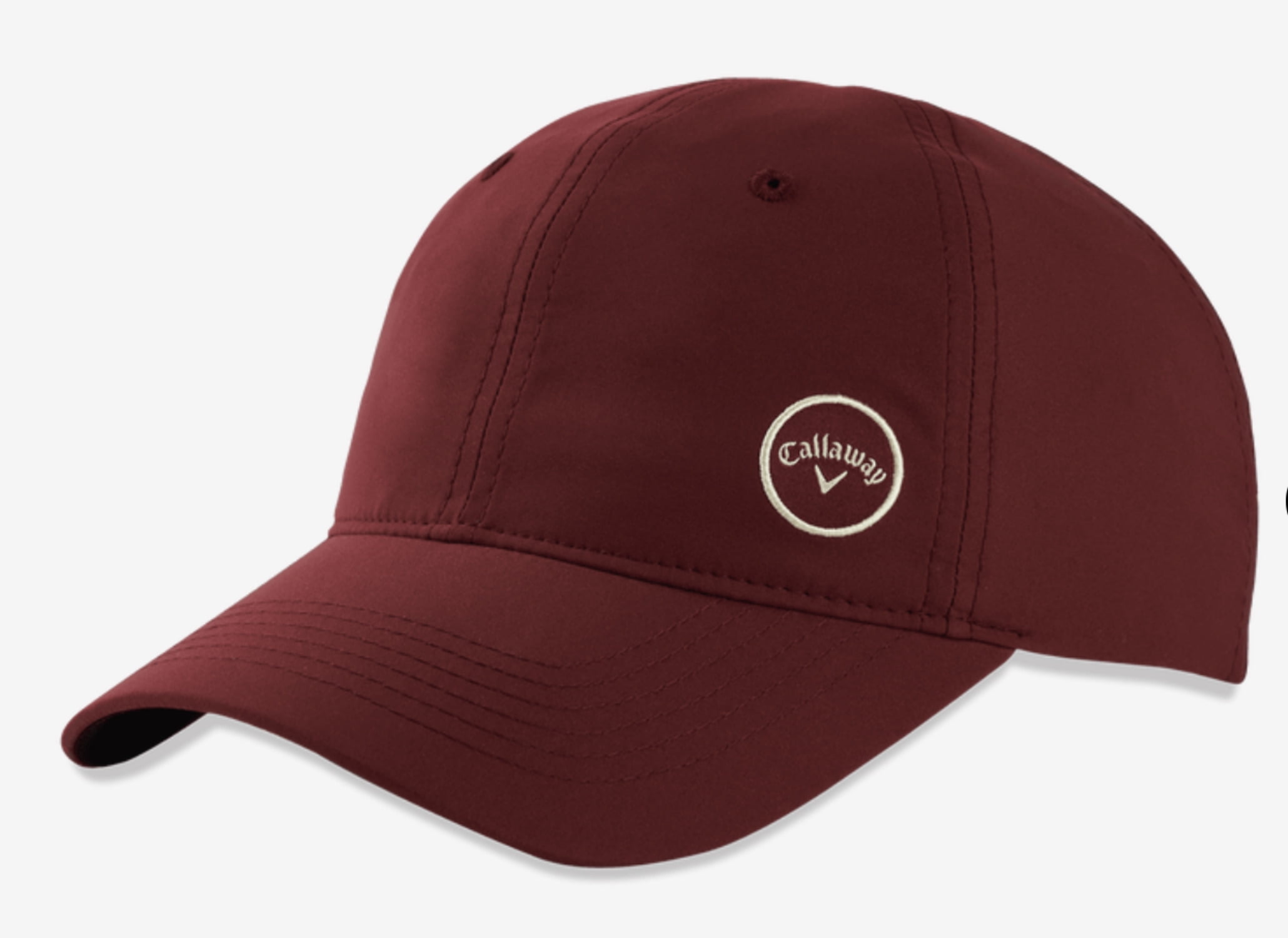 Callaway Womens High Tail Hat Adjustable Golf Cap - Dark Red - New 2022 ...