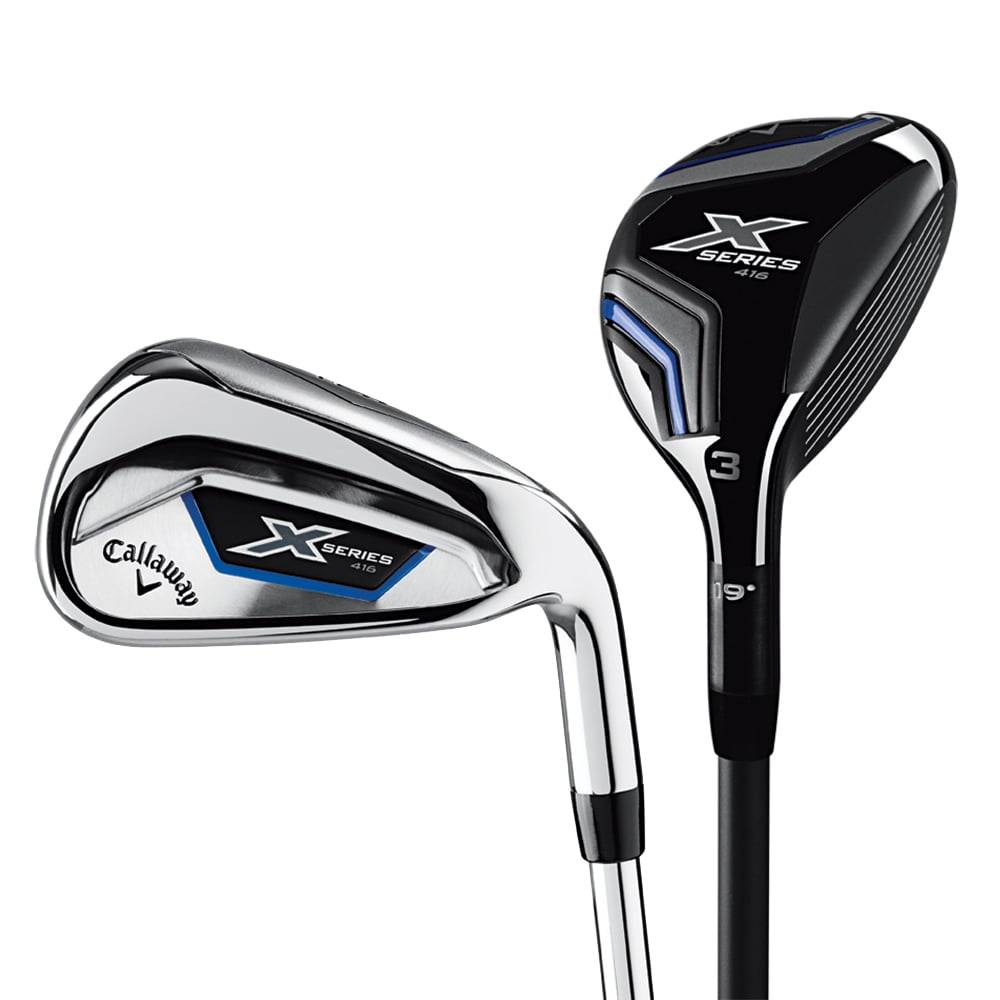 Callaway X Series 416 Irons Set 4h+5H-6-PW+AW (Graphite, SENIOR) Golf ...