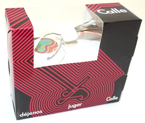 Calle Dejenos Jugar Headphones - White W/ Rainbow Graphic Soccer ...
