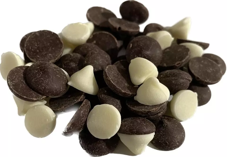 Callebaut Bulk Fine Belgian Bakers Mix Dark&White Chocolate Callets ...