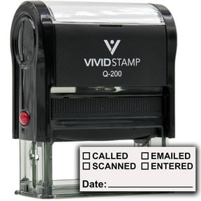 Trodat Interlocking Stack Stamp, EMAILED, FAXED, RECEIVED, 1.81" x 0.63 ...