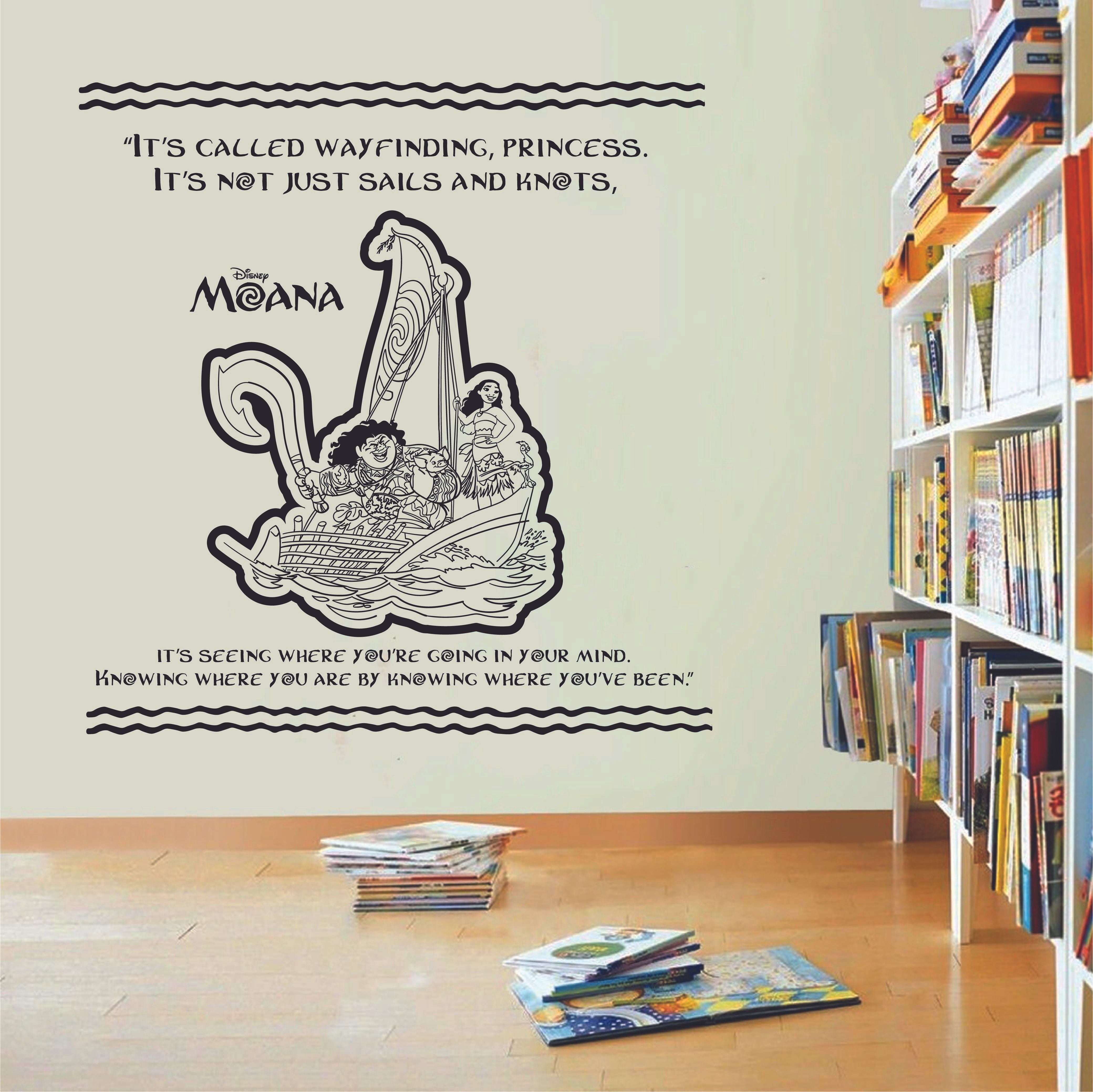 Its Called Wayfinding Princess DemiGod Maui Quote Silhouette Disney ...
