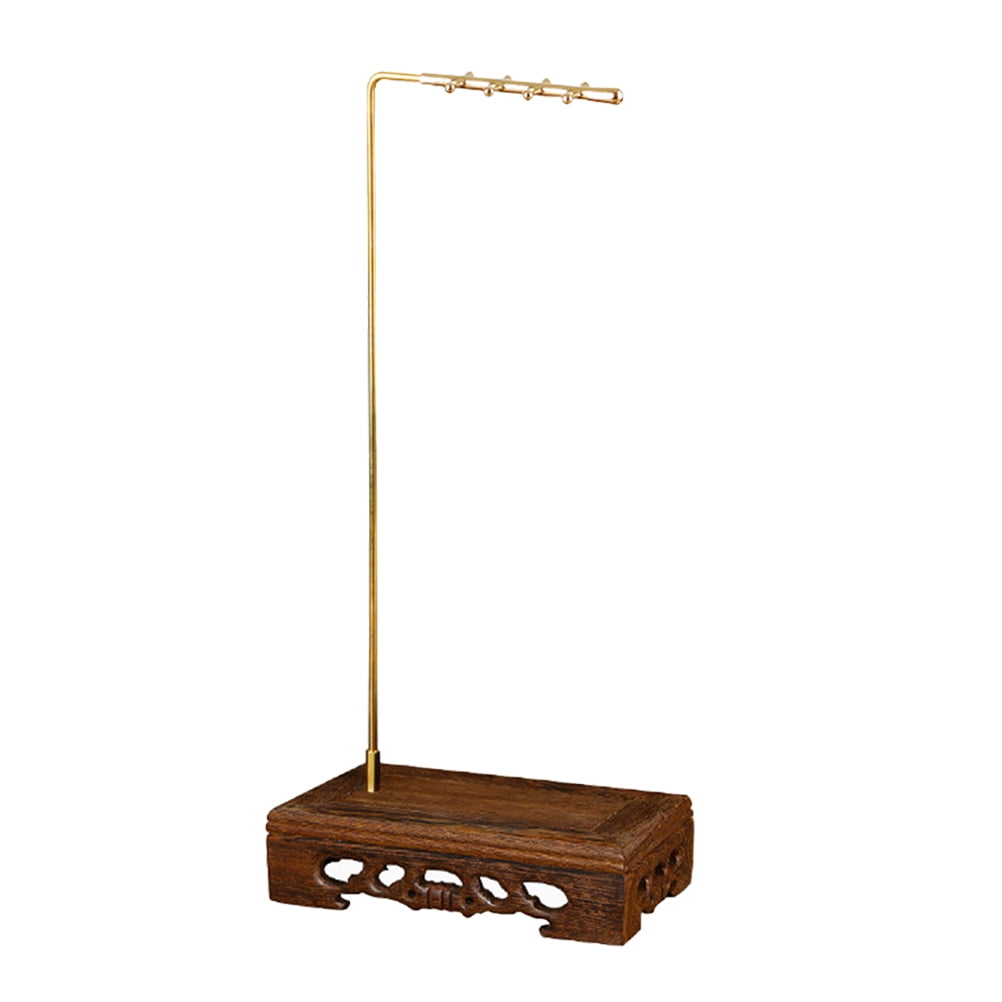 Calligraphy Brush Holder Hanging Brush Rack Desktop Wooden Calligraphy ...