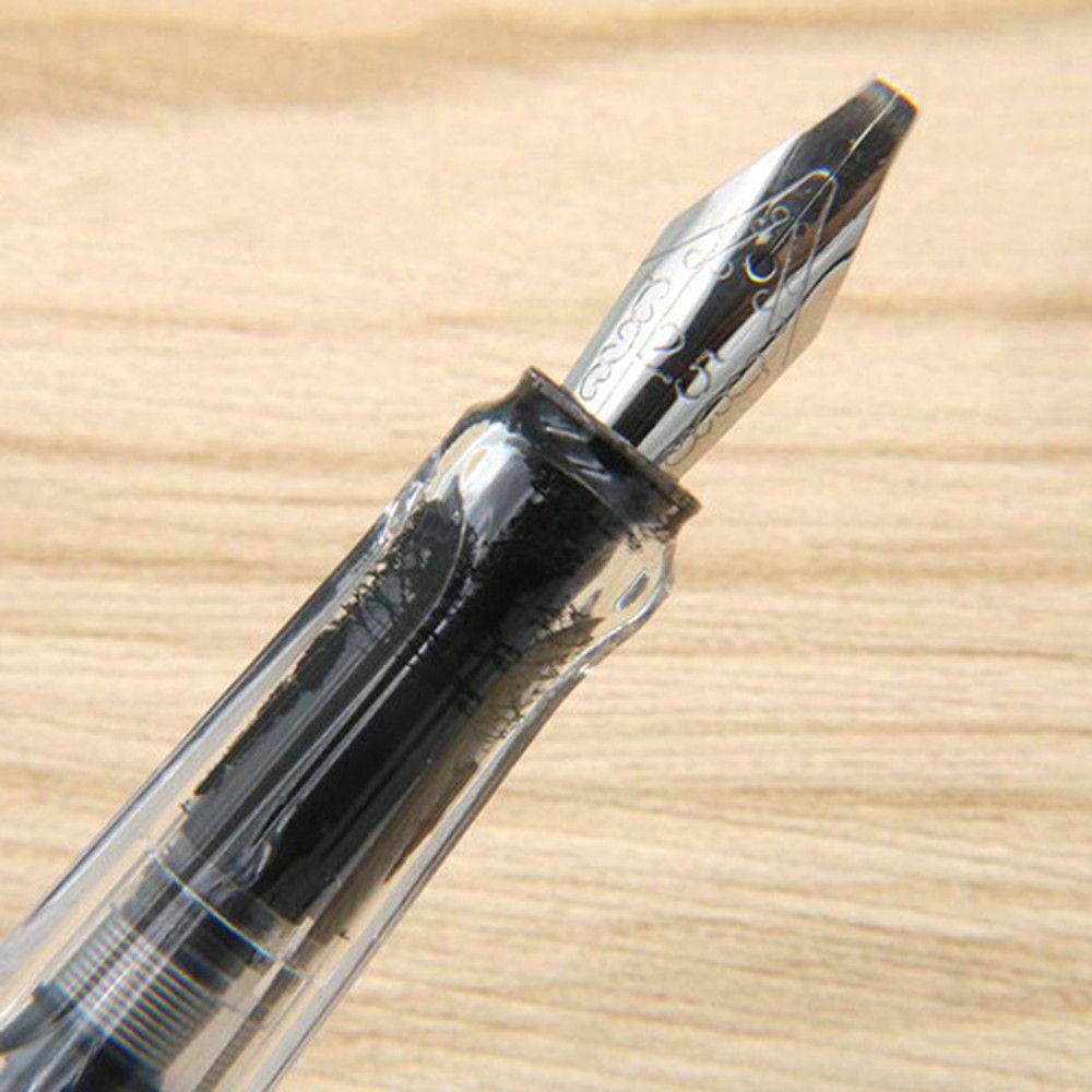 Calligraphy Fountain Pen Set Art Ink Pen Flower Body Pen Flat Tip Pen ...