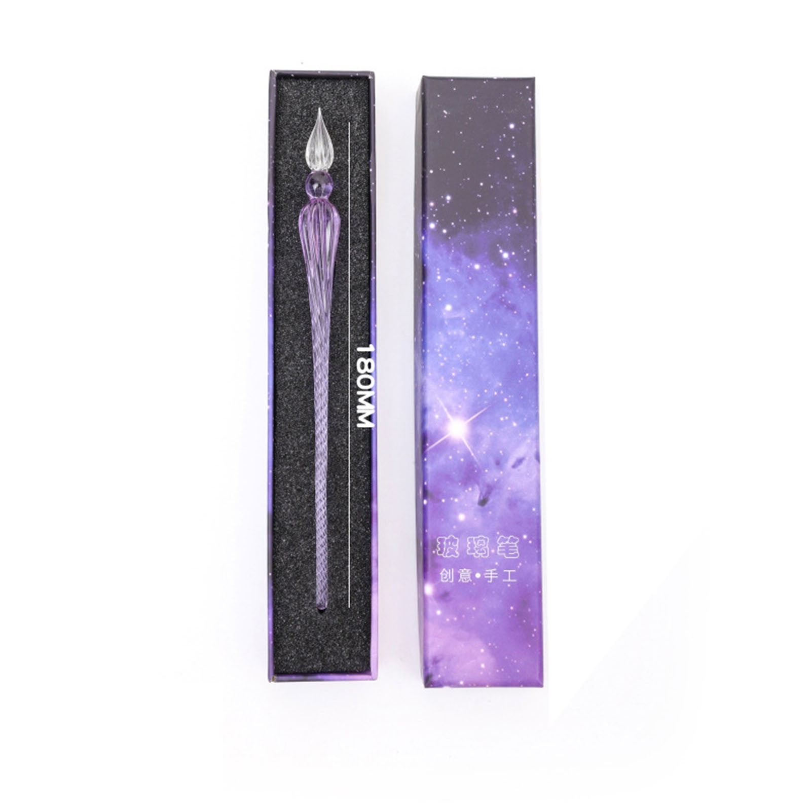Calligraphy Glass Dip Pen Set, Shimmery Gold Dust Ink Bottles with Leak ...