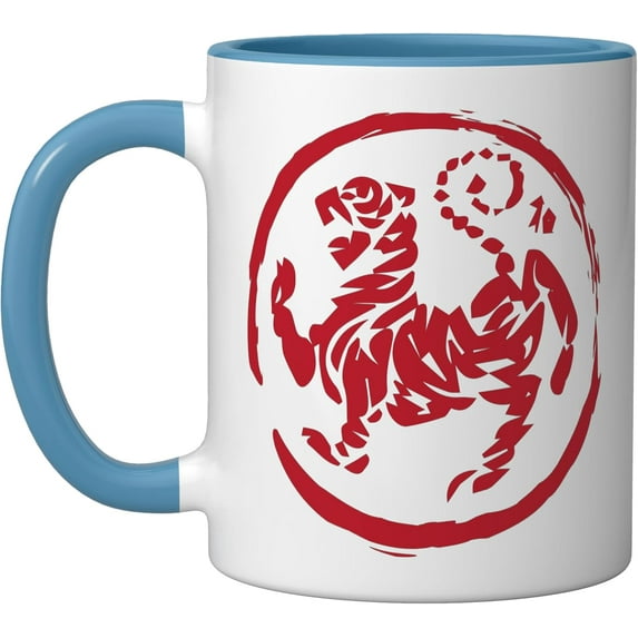 Calligraphy Martial Arts Year Tiger Symbol Karate Shotokan Ceramic Mug ...