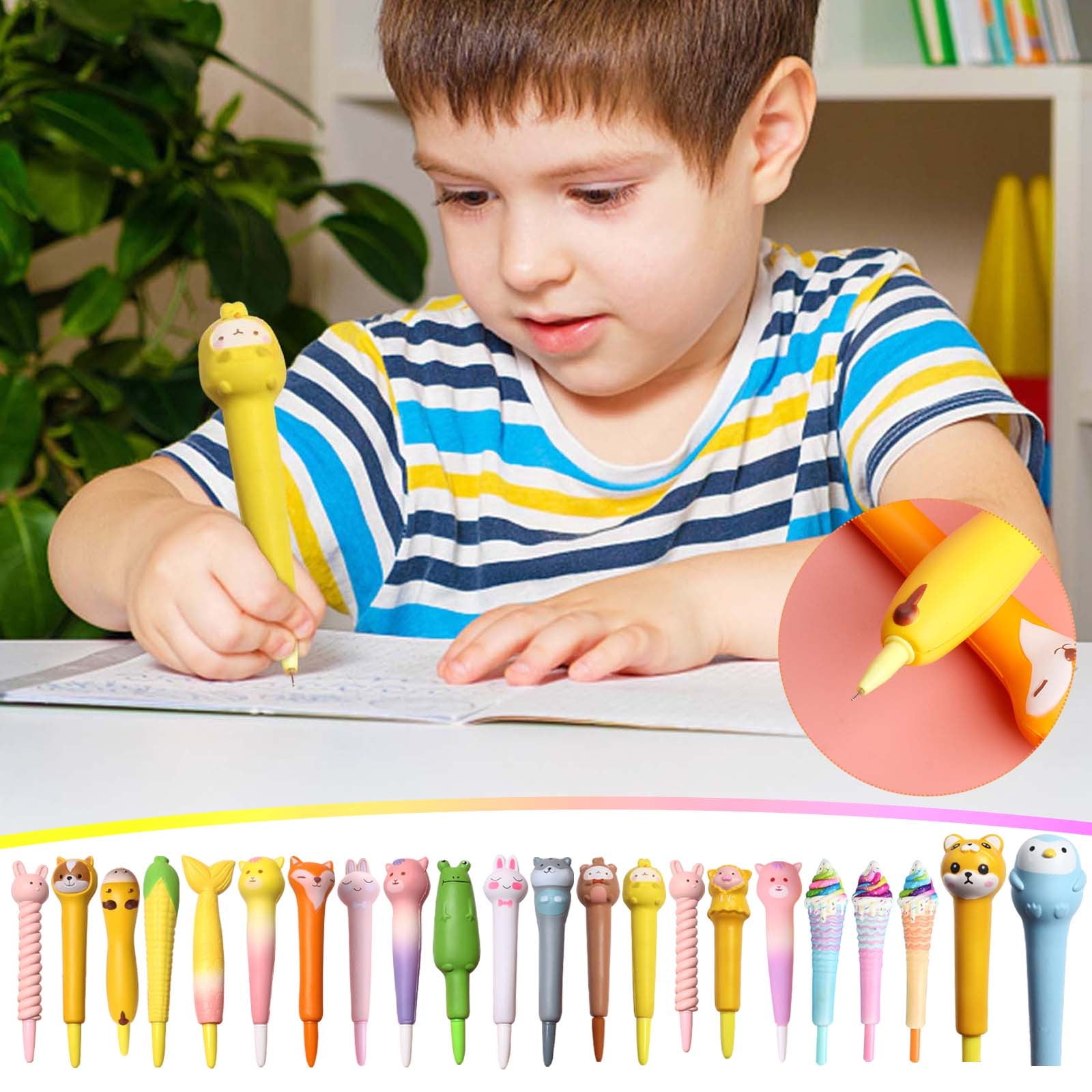 Calligraphy Pen, Exchangeable Elastic Pen, Soft Decompression Writing ...