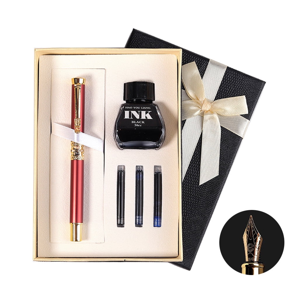 Calligraphy Pen Ink Writing Pen with Refill Ink Sac Ink Bottle Ink for ...