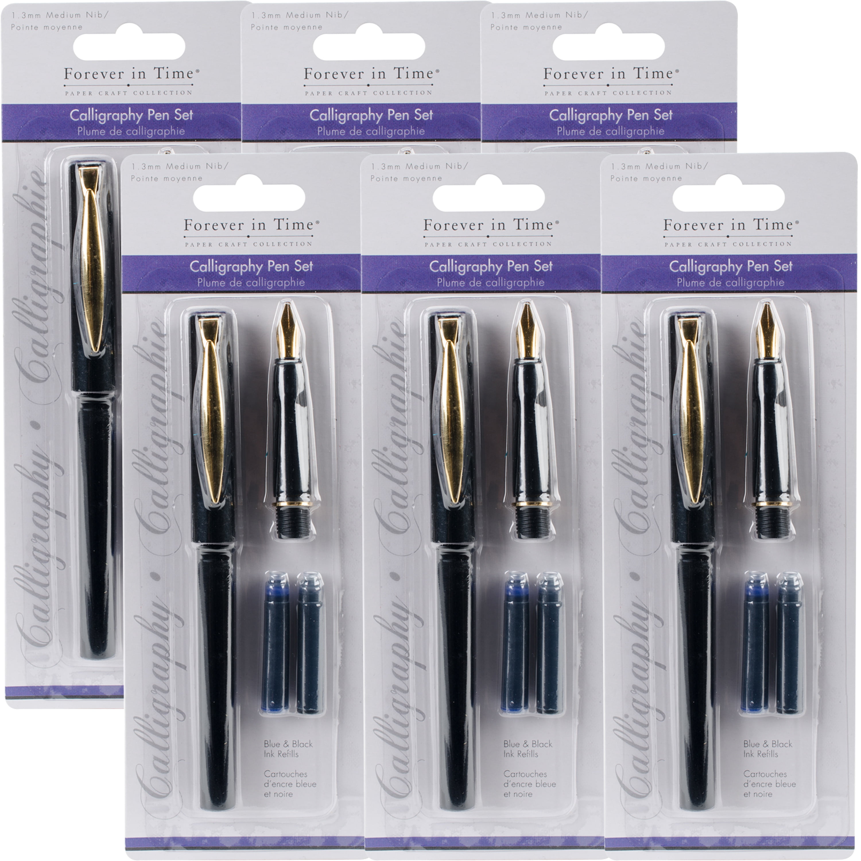 Calligraphy Pen Set-Multipack Of 6 - Walmart.com