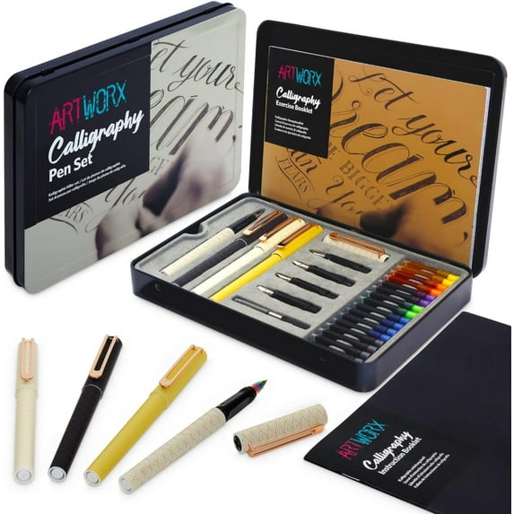 Calligraphy Pens Set - Introductory Caligraphy Writing & Hand Lettering ...