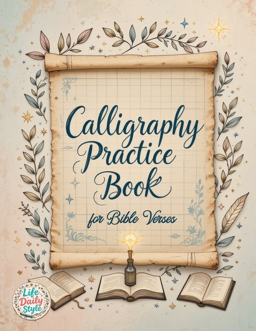 Calligraphy Practice Book: For Bible Verses - A Christian Calligraphy ...