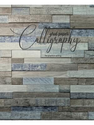 Calligraphy grid paper For practice writing : Calligraphy Workbook Hand ...