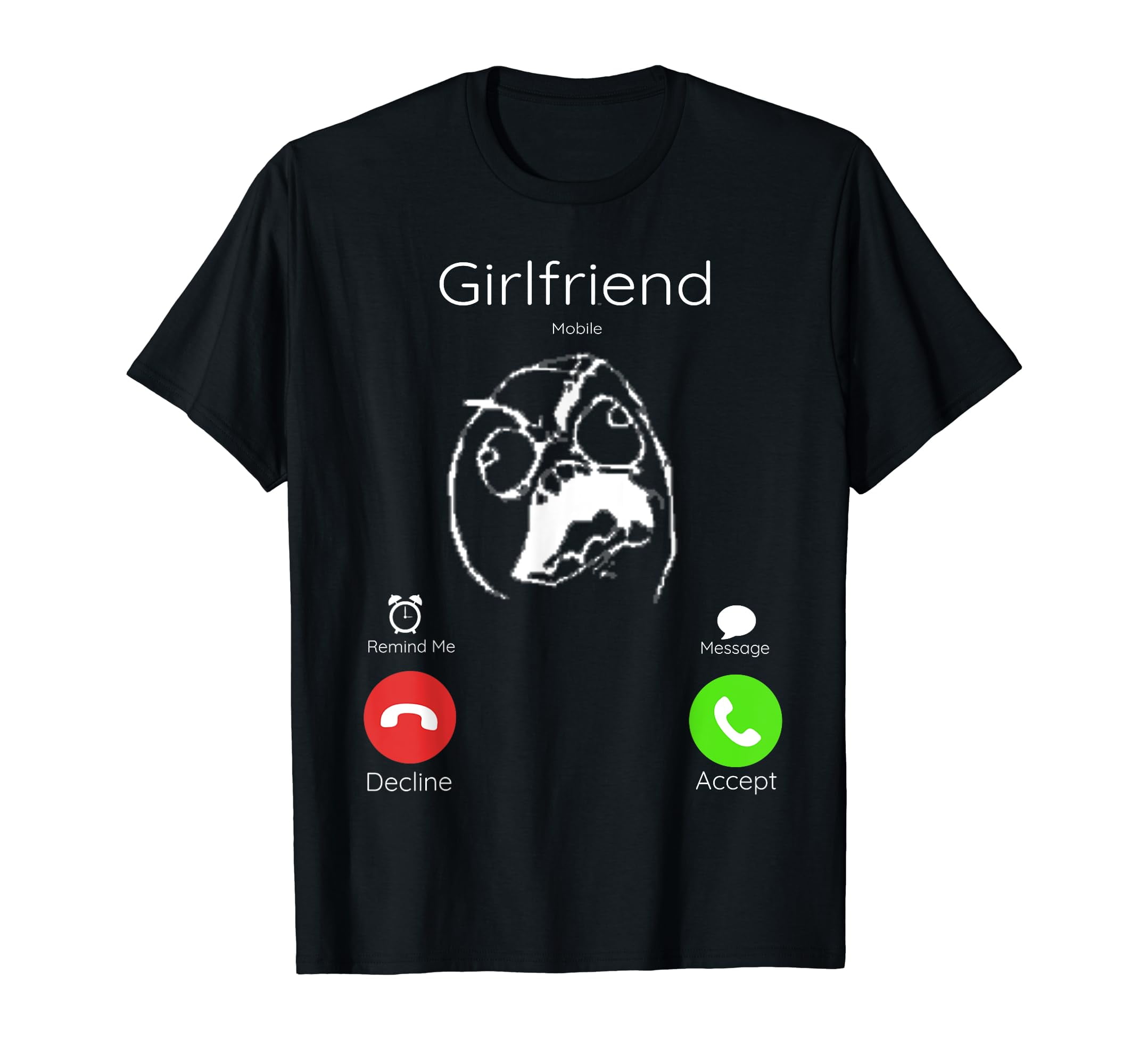 Calling Meme Girlfriend Is Calling - Angry Girlfriend T-Shirt - Walmart.com