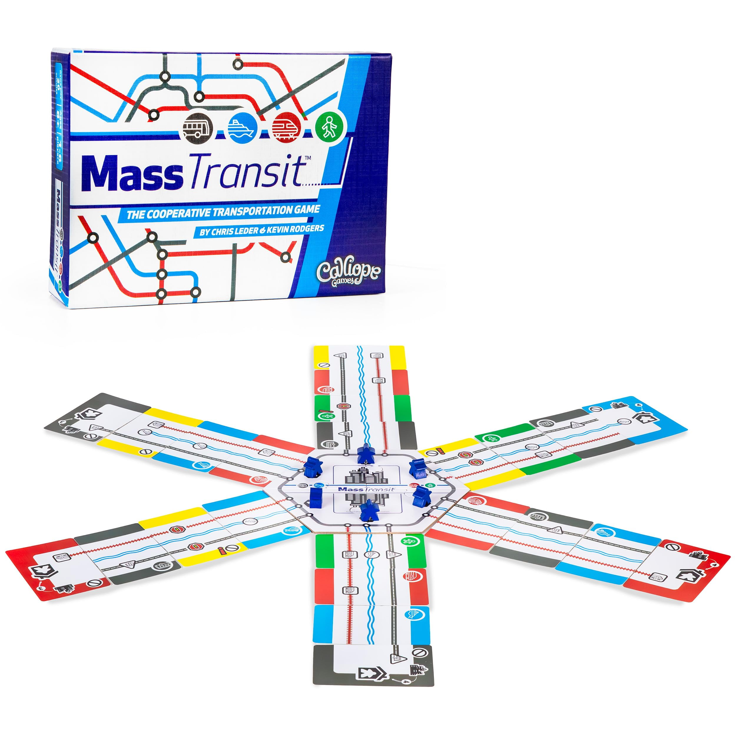 Calliope Games Mass Transit - Cooperative Family Game - Fast-Paced Fun ...
